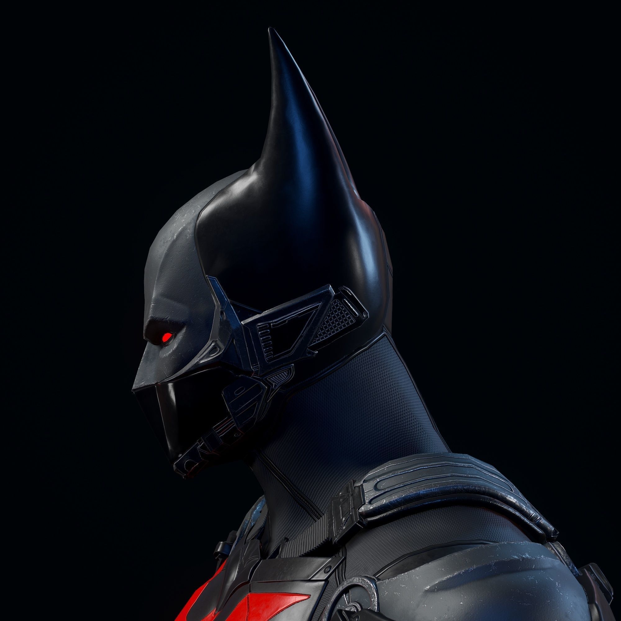 Batman beyond fan art 3D model | CGTrader