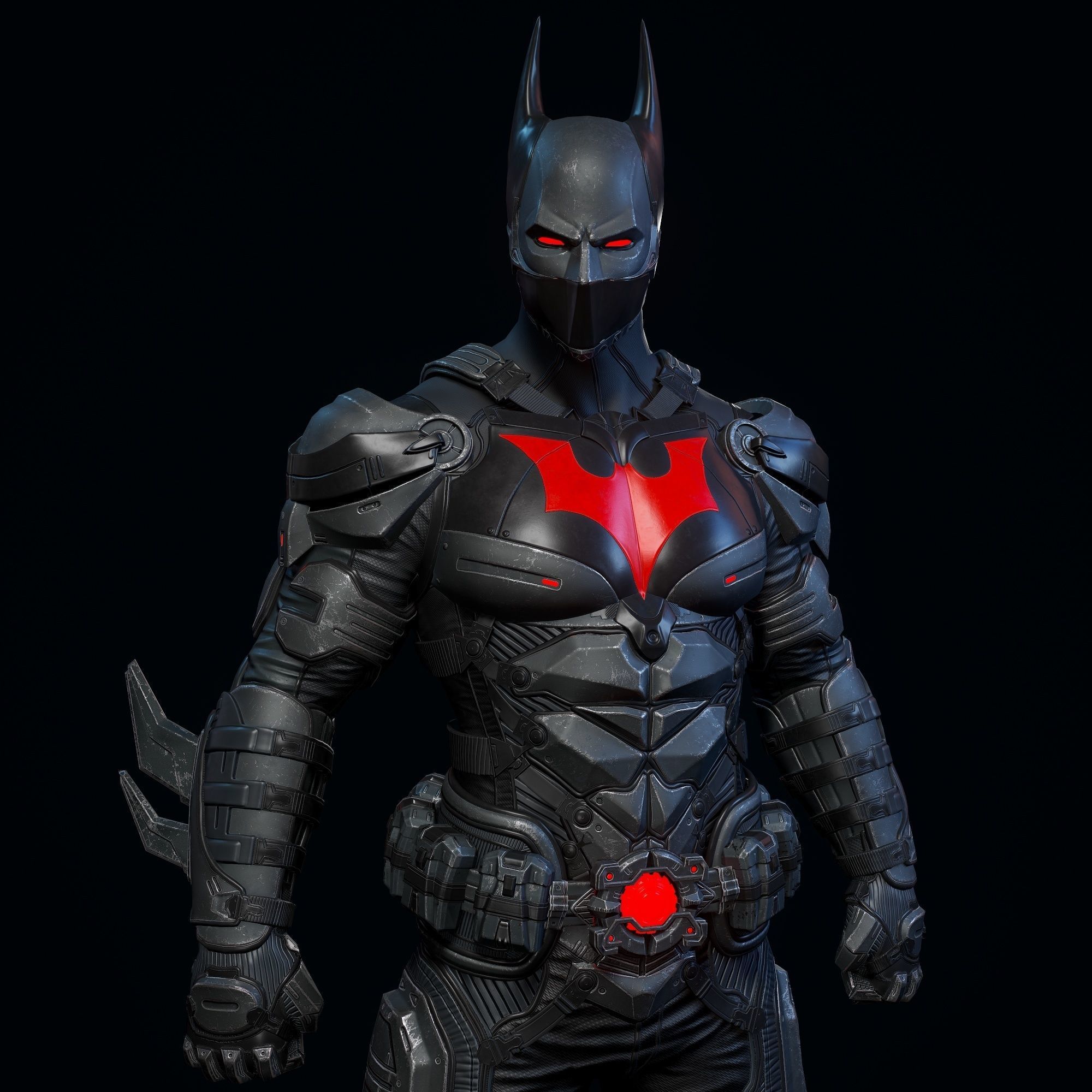 Batman beyond fan art 3D model | CGTrader