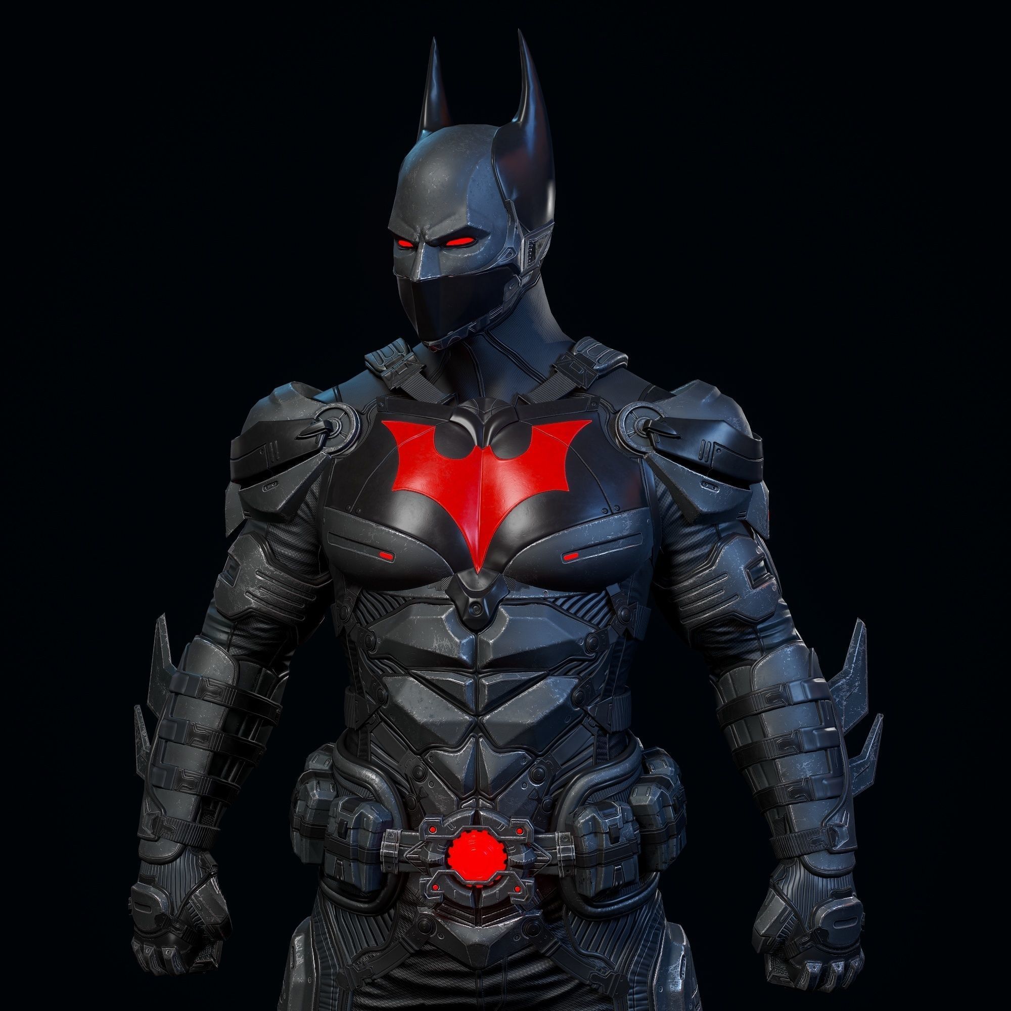 Batman beyond fan art 3D model | CGTrader