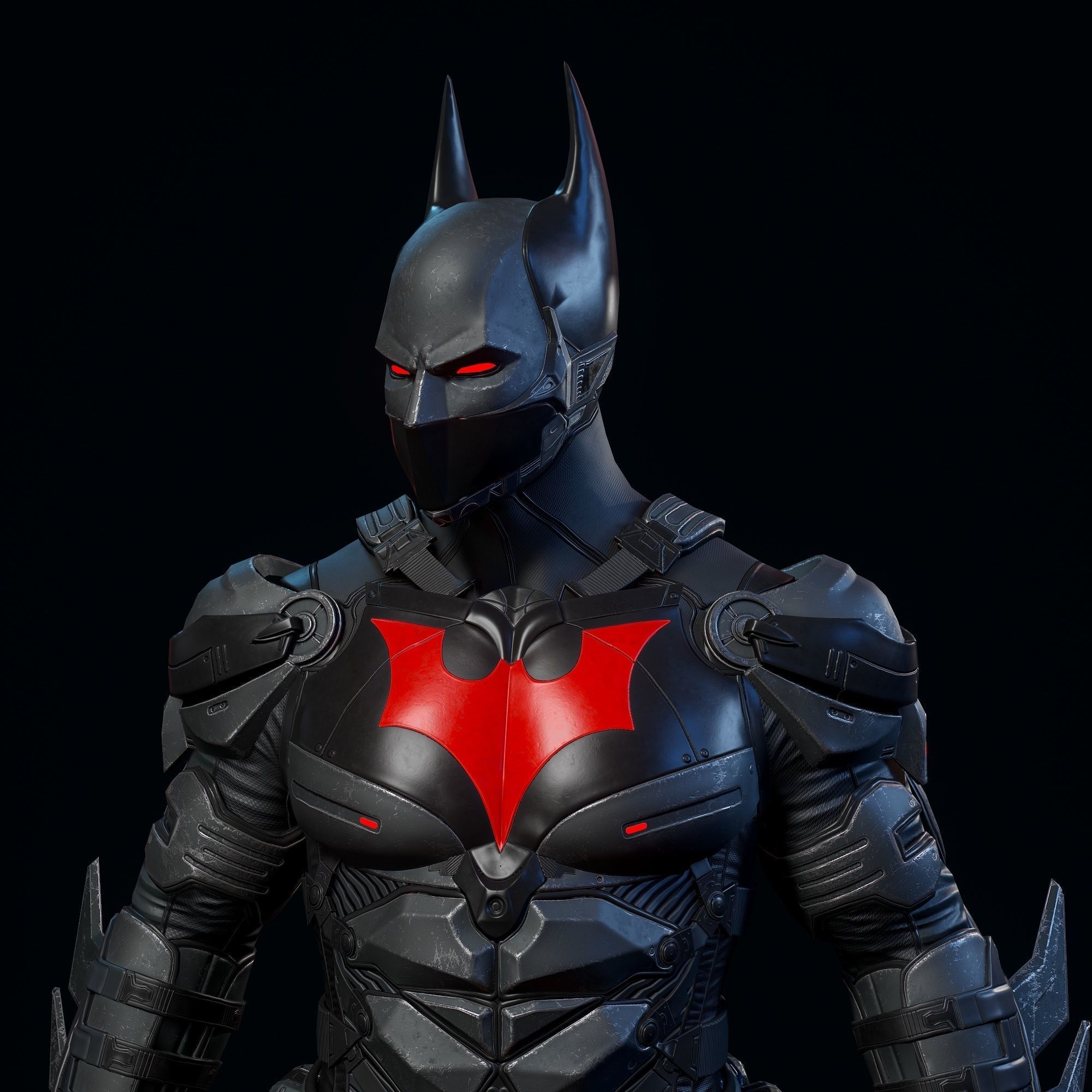 Batman beyond fan art 3D model | CGTrader