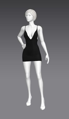 3D model Woman Clothing Pose 341 VR / AR / low-poly | CGTrader