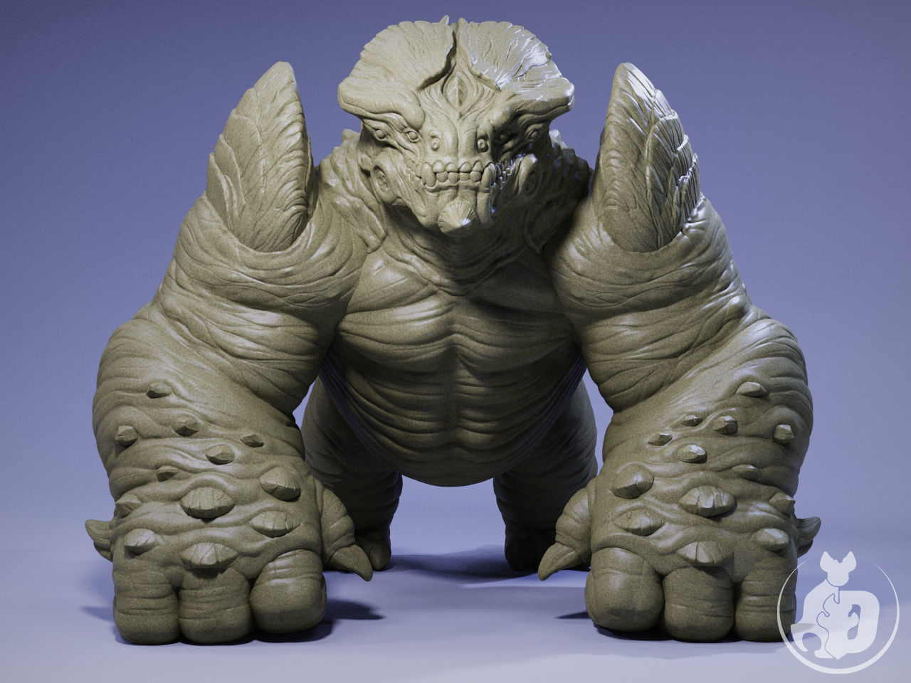 Kaiju Leatherback 3D model 3D printable | CGTrader