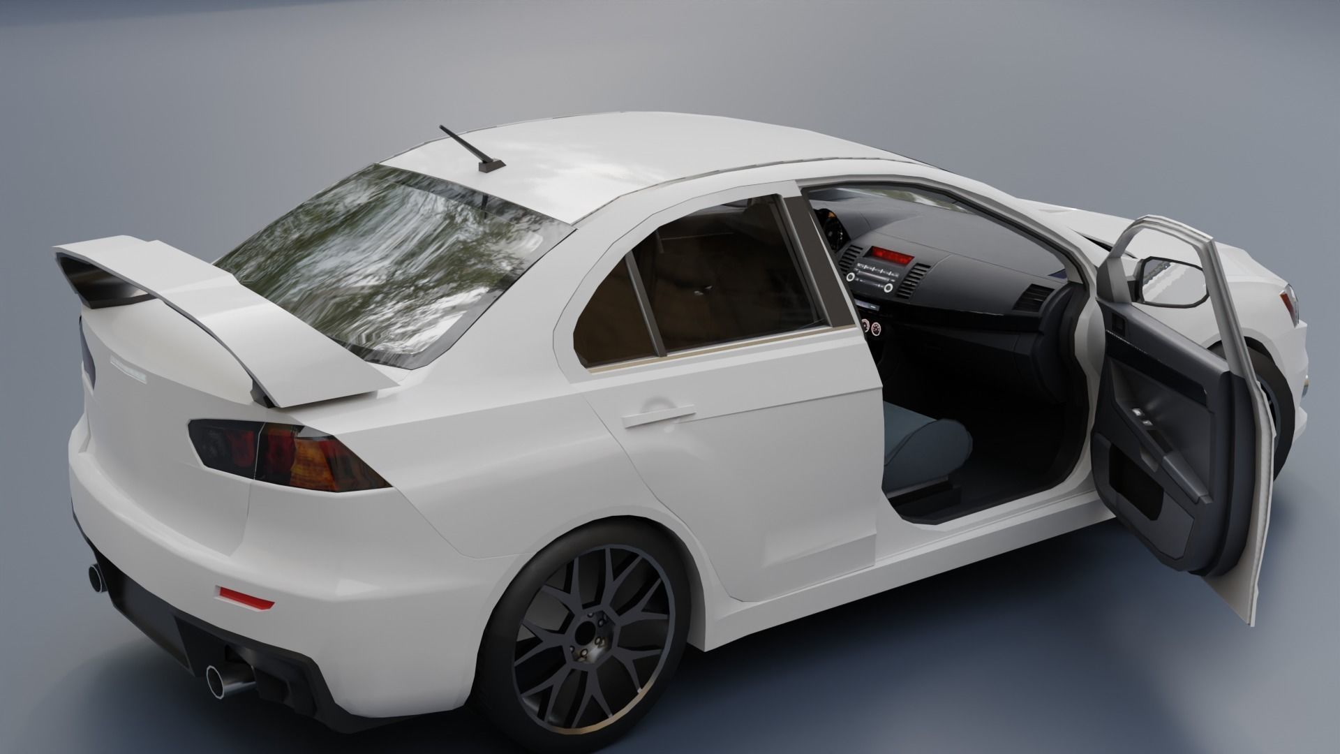3D model Mitsubishi Lancer VR / AR / low-poly | CGTrader