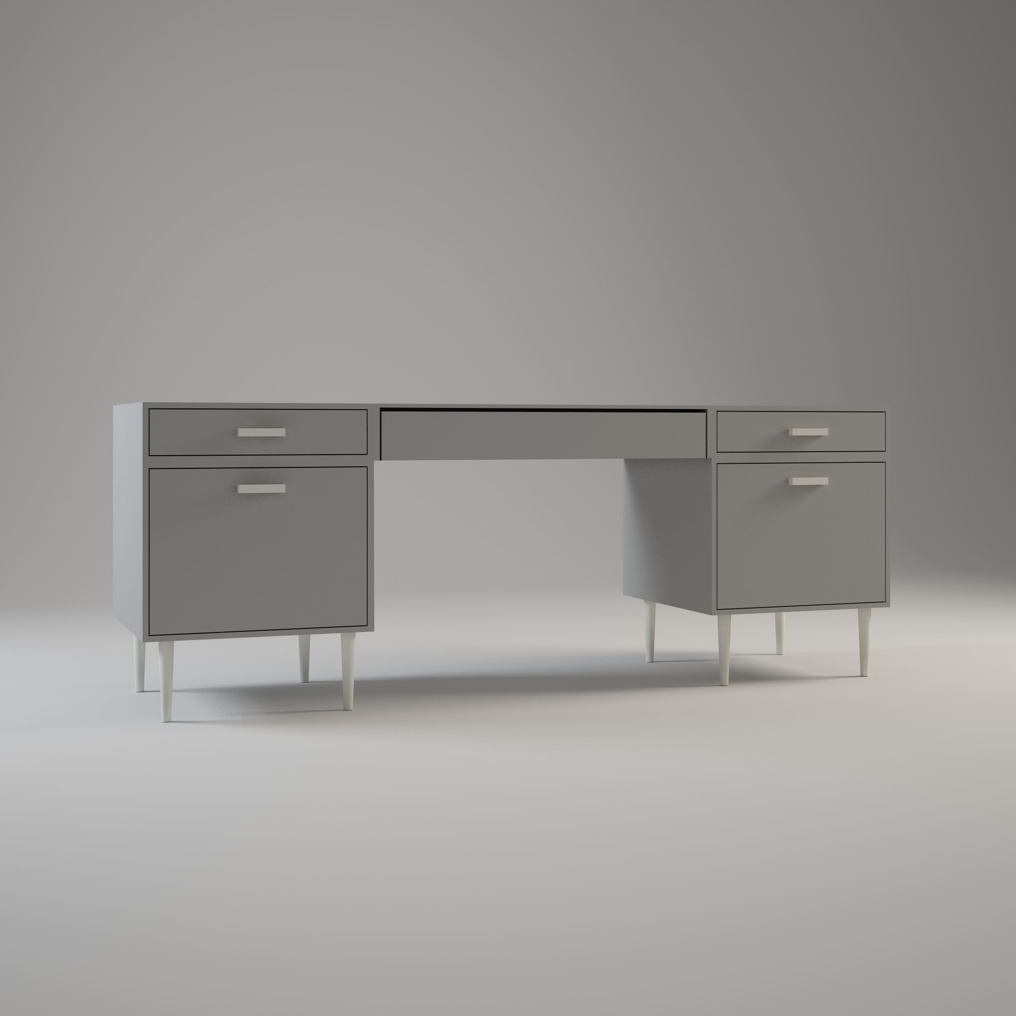 Minimalist Dressing table free 3D model | CGTrader