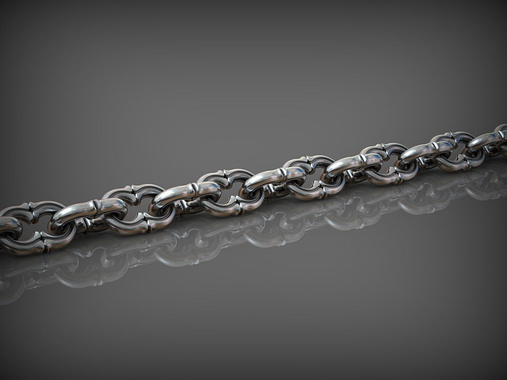 Chain Link 207 3D model 3D printable | CGTrader