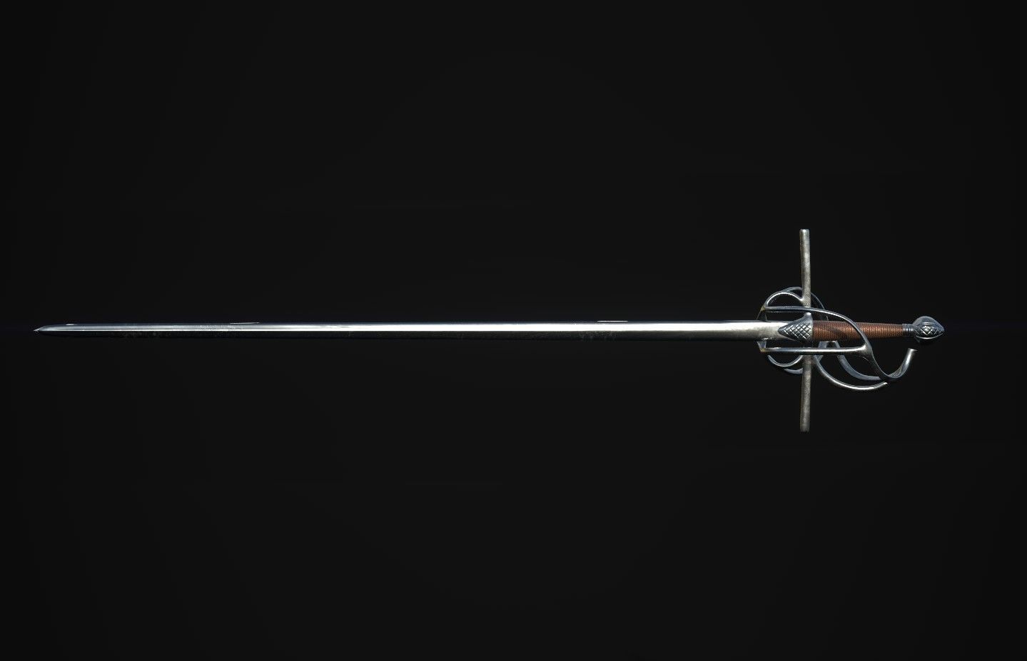 3D model Rapier sword VR / AR / low-poly | CGTrader