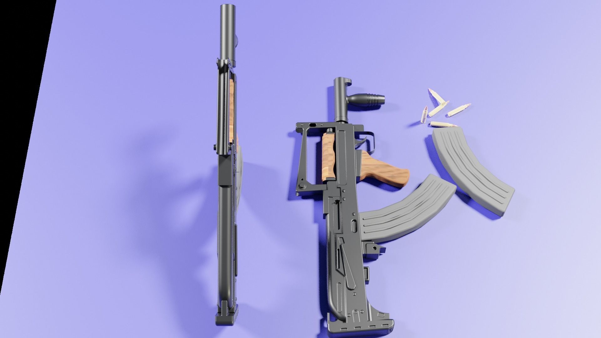 3D model Groza Assault Rifle VR / AR / low-poly | CGTrader