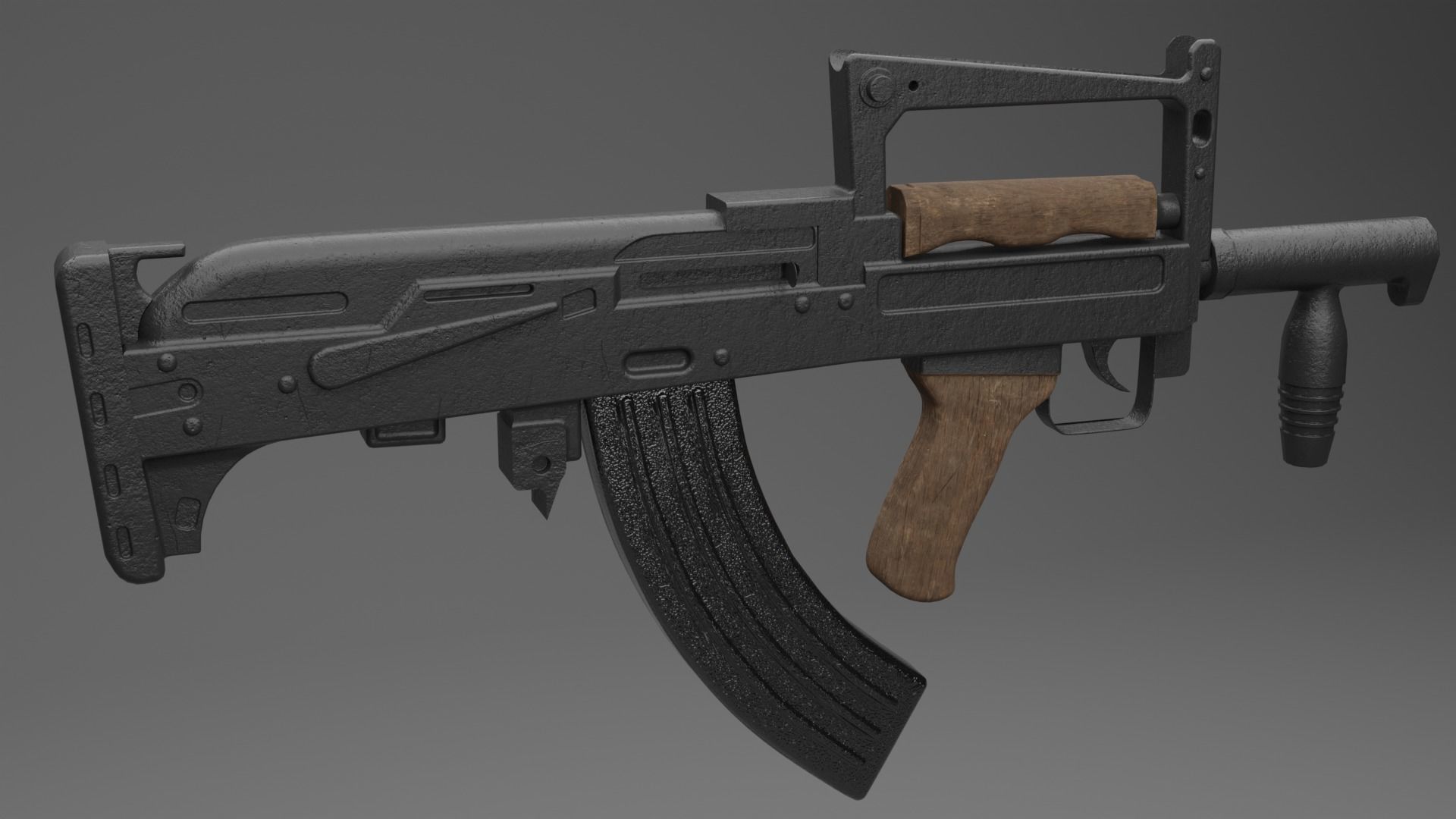 3D model Groza Assault Rifle VR / AR / low-poly | CGTrader