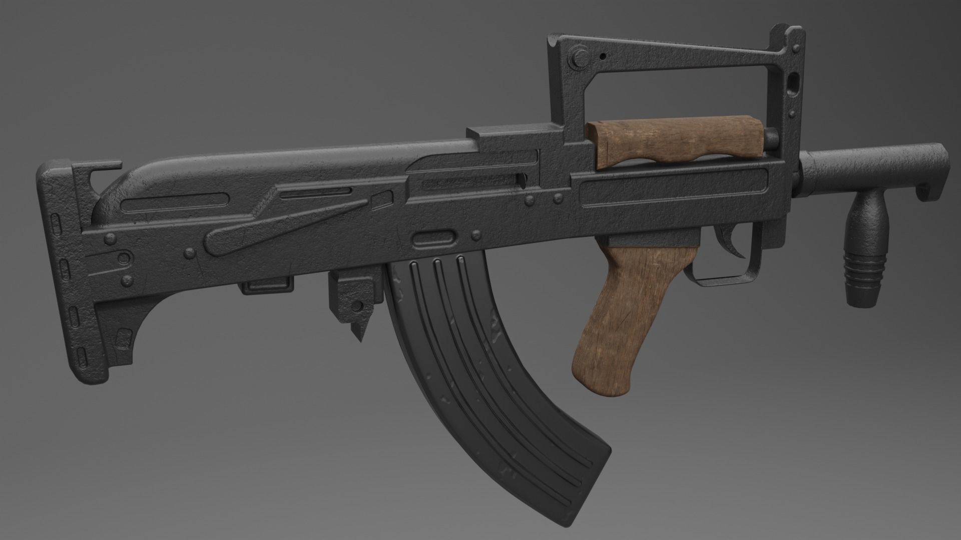 3D model Groza Assault Rifle VR / AR / low-poly | CGTrader