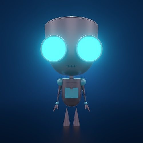 Gir from Invader Zim 3D model | CGTrader