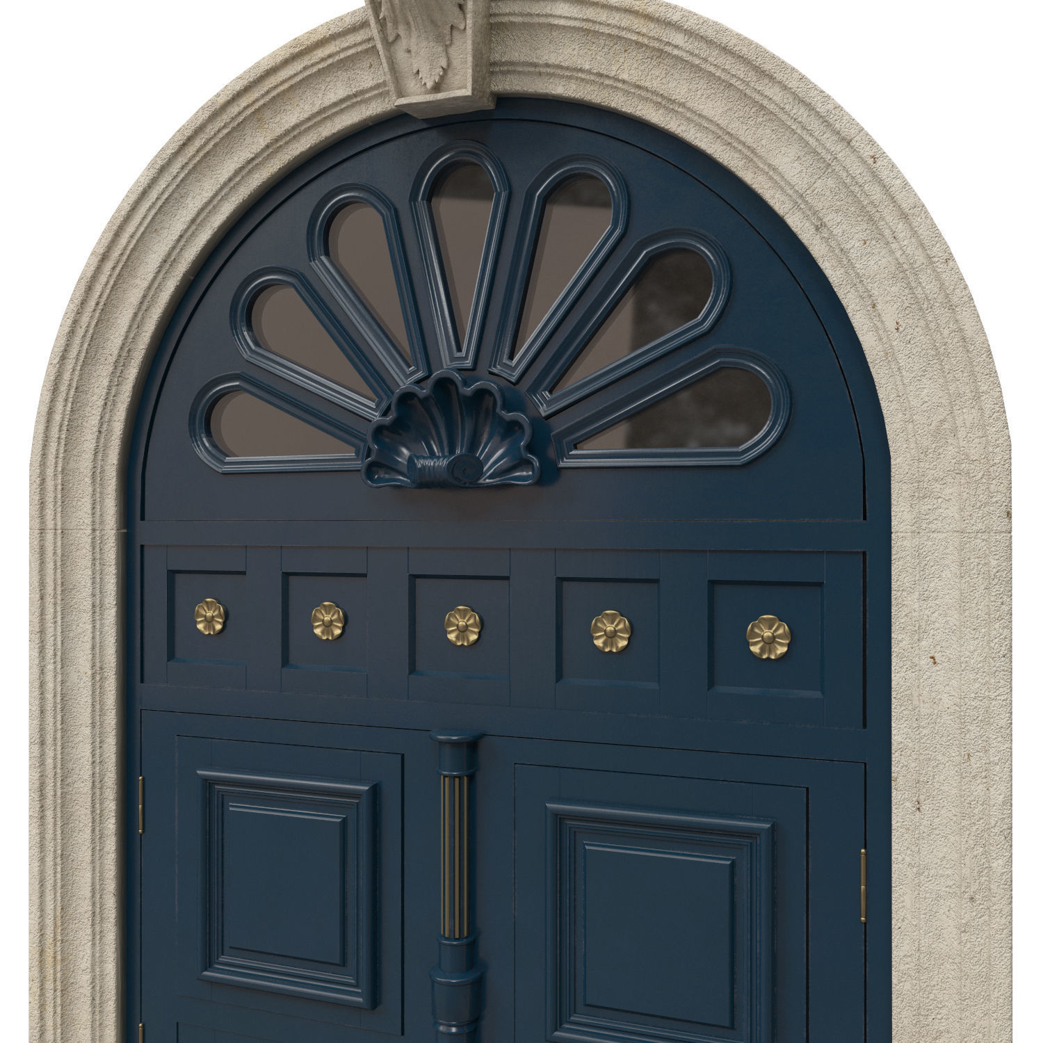 Entrance classic door 41 3D model | CGTrader