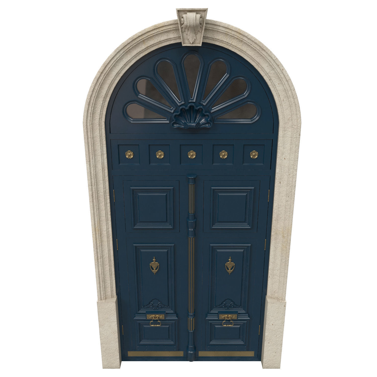 Entrance classic door 41 3D model | CGTrader