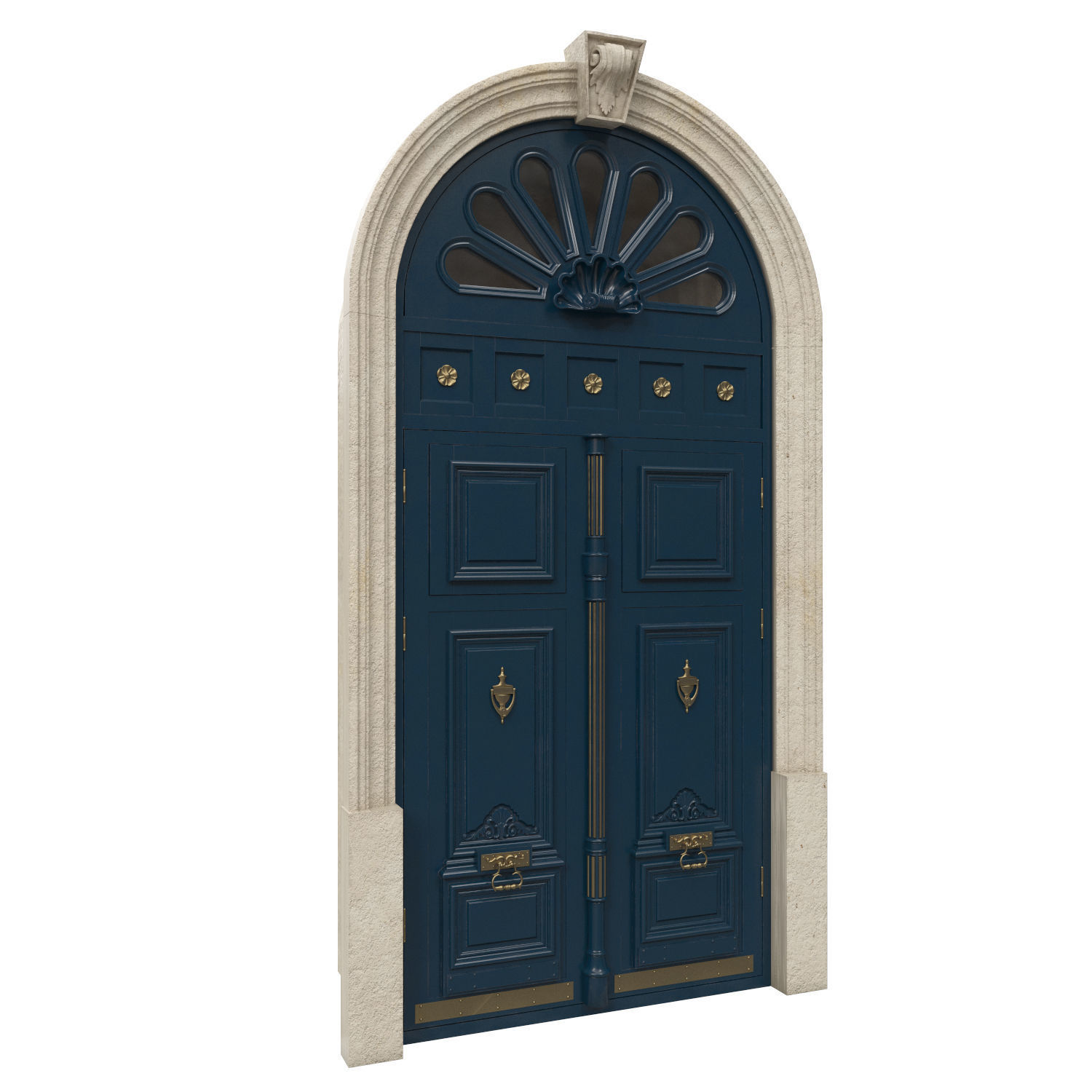 Entrance classic door 41 3D model | CGTrader