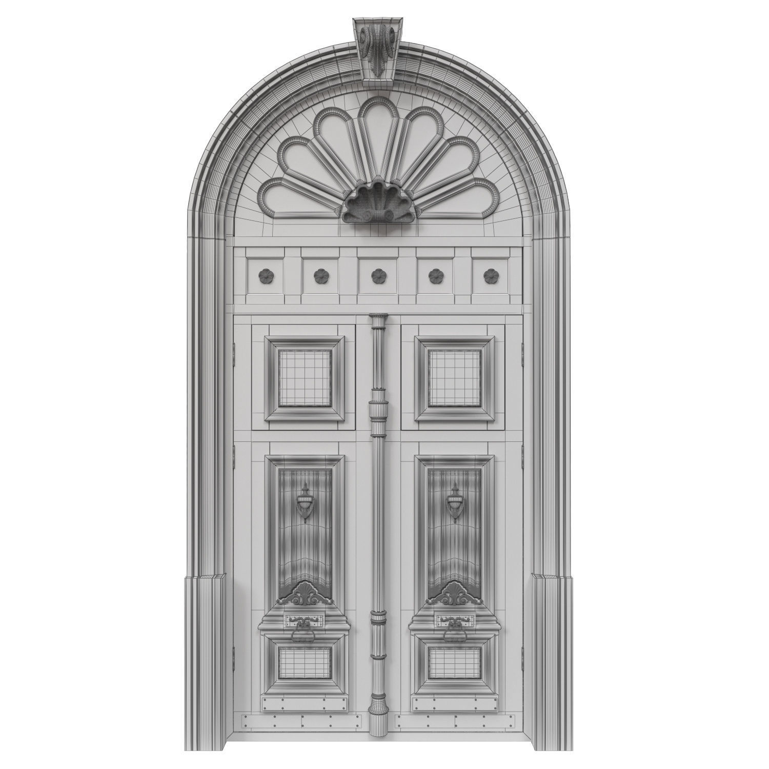 Entrance classic door 41 3D model | CGTrader