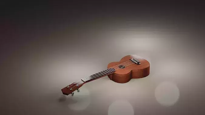 Ukulele 3D model 3D printable | CGTrader