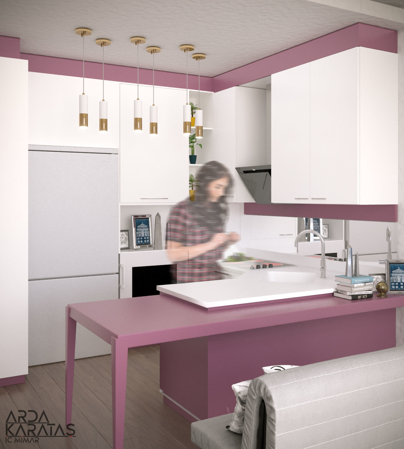 Best Kitchen Model - Pro Model and Detailed Interior Design 3D model ...