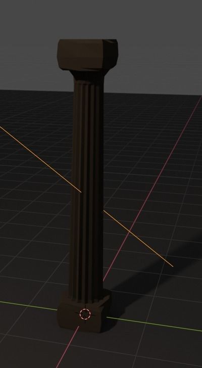 3D model Greek Architecture Pillar VR / AR / low-poly | CGTrader