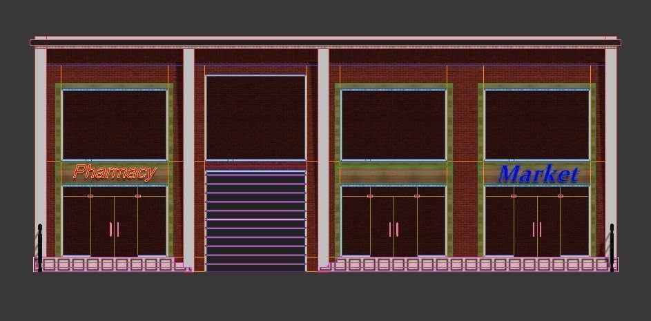 Modern Market 3D model | CGTrader