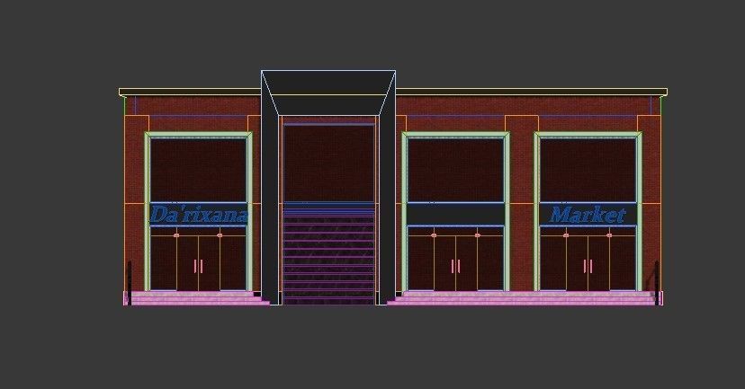 Modern Market 3D model | CGTrader