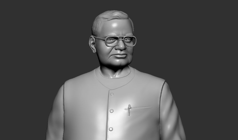 Atal Bihari Vajpayee Full body pose 3D model 3D printable | CGTrader