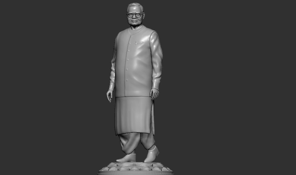 Atal Bihari Vajpayee Full body pose 3D model 3D printable | CGTrader