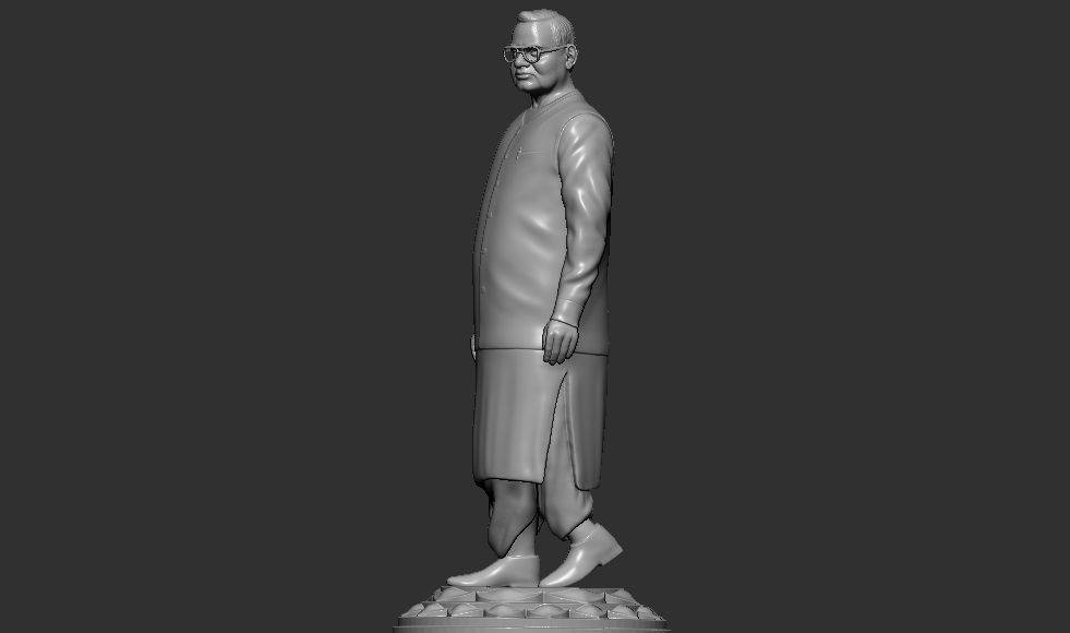 Atal Bihari Vajpayee Full body pose 3D model 3D printable | CGTrader