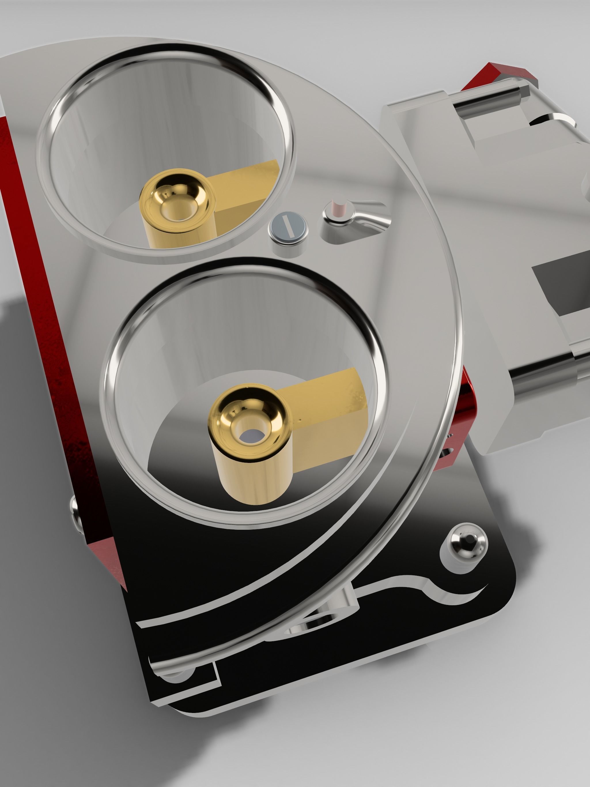 Holley Split Dominator Carb Drag Racing Intake 3D model 3D printable ...