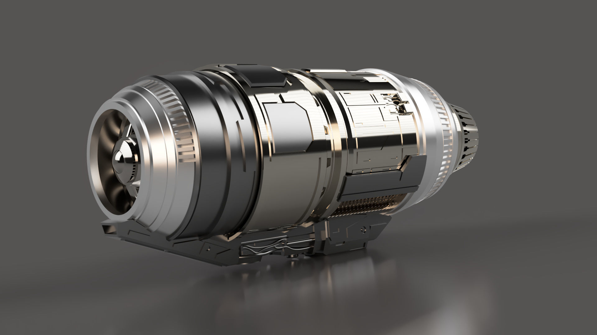 Mandalorian ship Razor Crest 3D model 3D printable | CGTrader