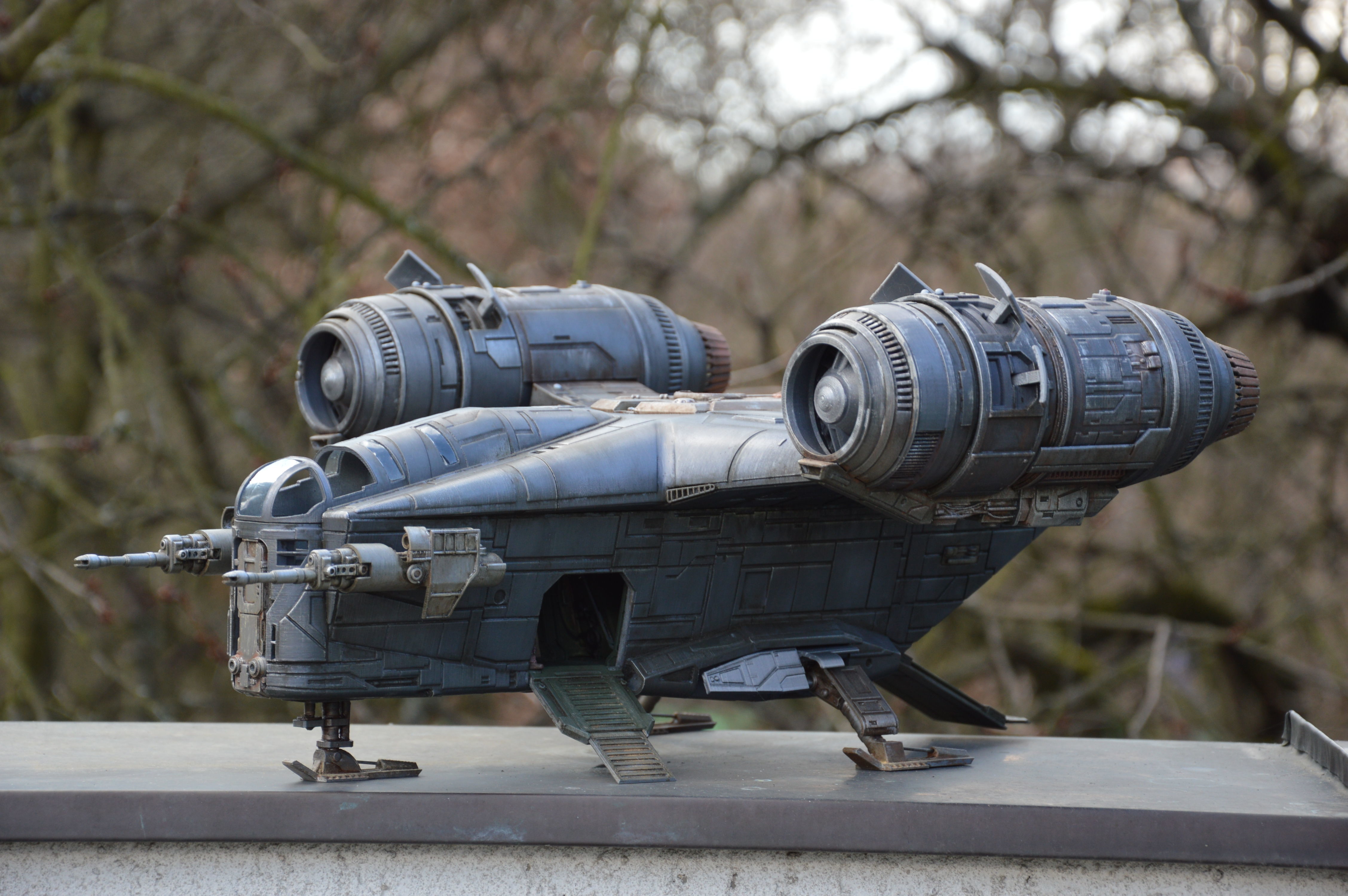 Mandalorian ship Razor Crest 3D model 3D printable | CGTrader