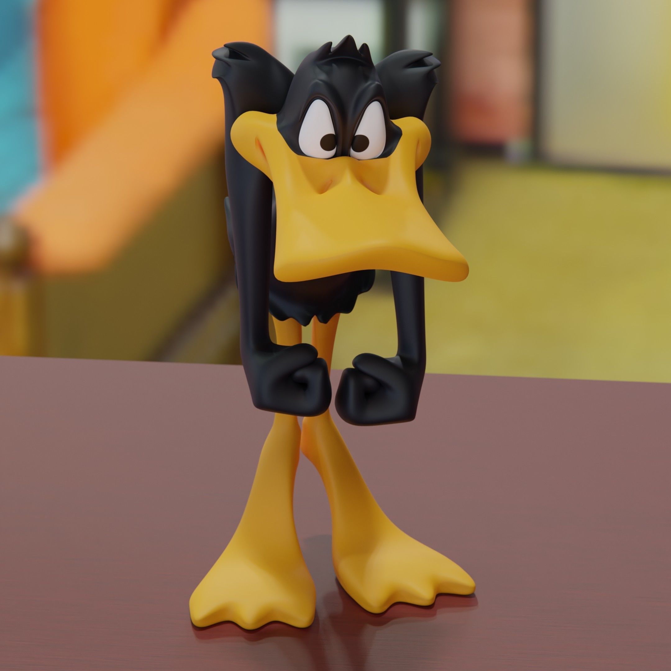 Daffy Duck 3d Model Cgtrader
