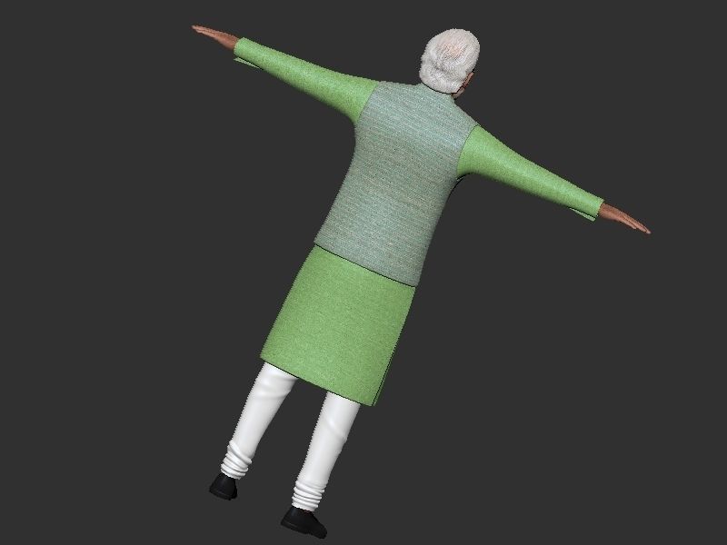 Narendra Modi model for Rigging and Animation 3D model | CGTrader