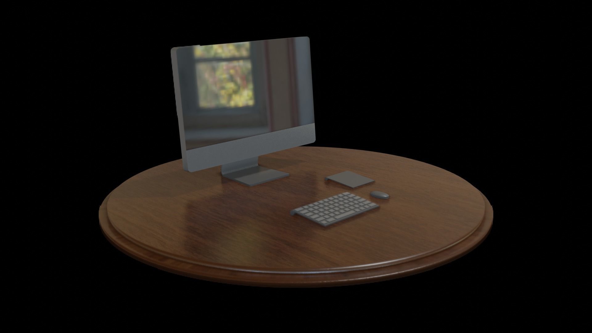 AIO Computer - iMac Similar Mouse and Touchpad free VR / AR / low-poly ...