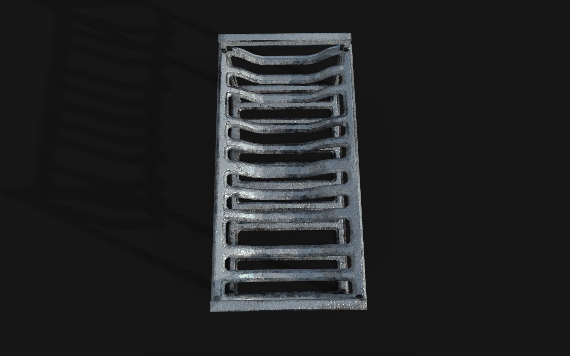 3D model Rust dish rack Game-Mesh VR / AR / low-poly | CGTrader