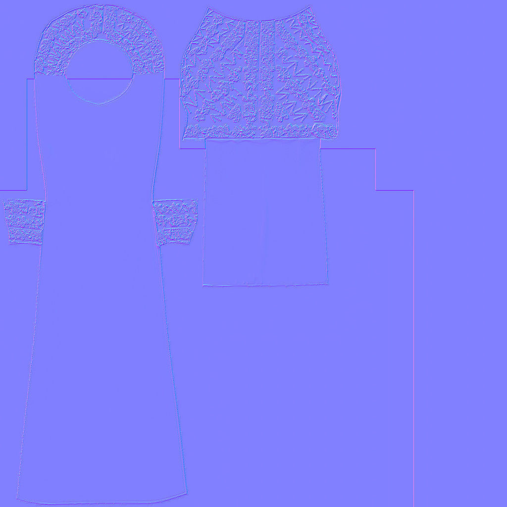 3D model Open Side Tunic VR / AR / low-poly | CGTrader