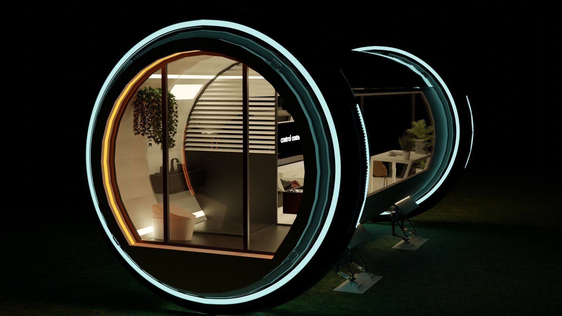 capsule home 3D model | CGTrader