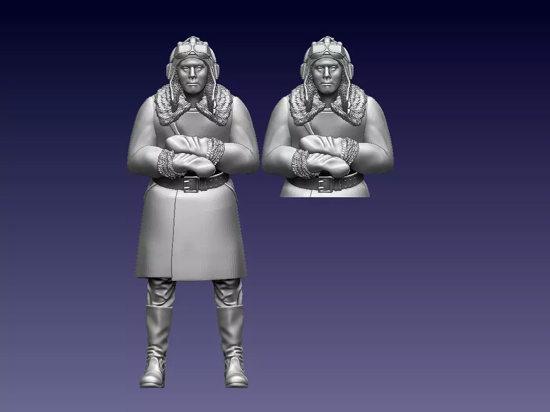 Tank commander USSR 3D model 3D printable | CGTrader
