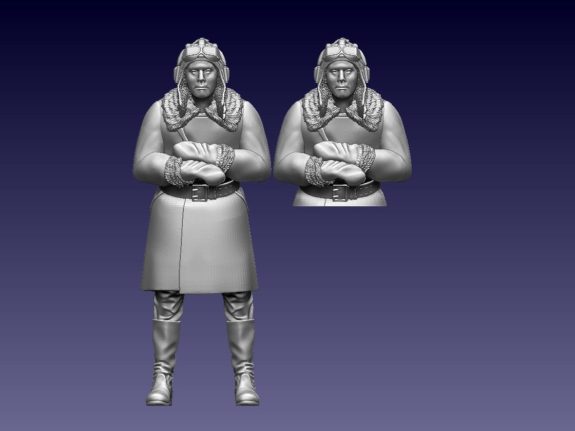 Tank commander USSR 3D model 3D printable | CGTrader