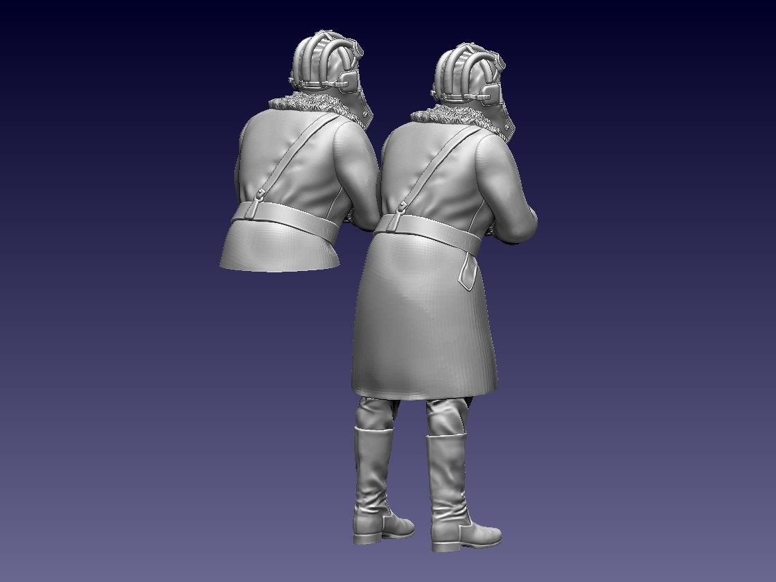 Tank commander USSR 3D model 3D printable | CGTrader
