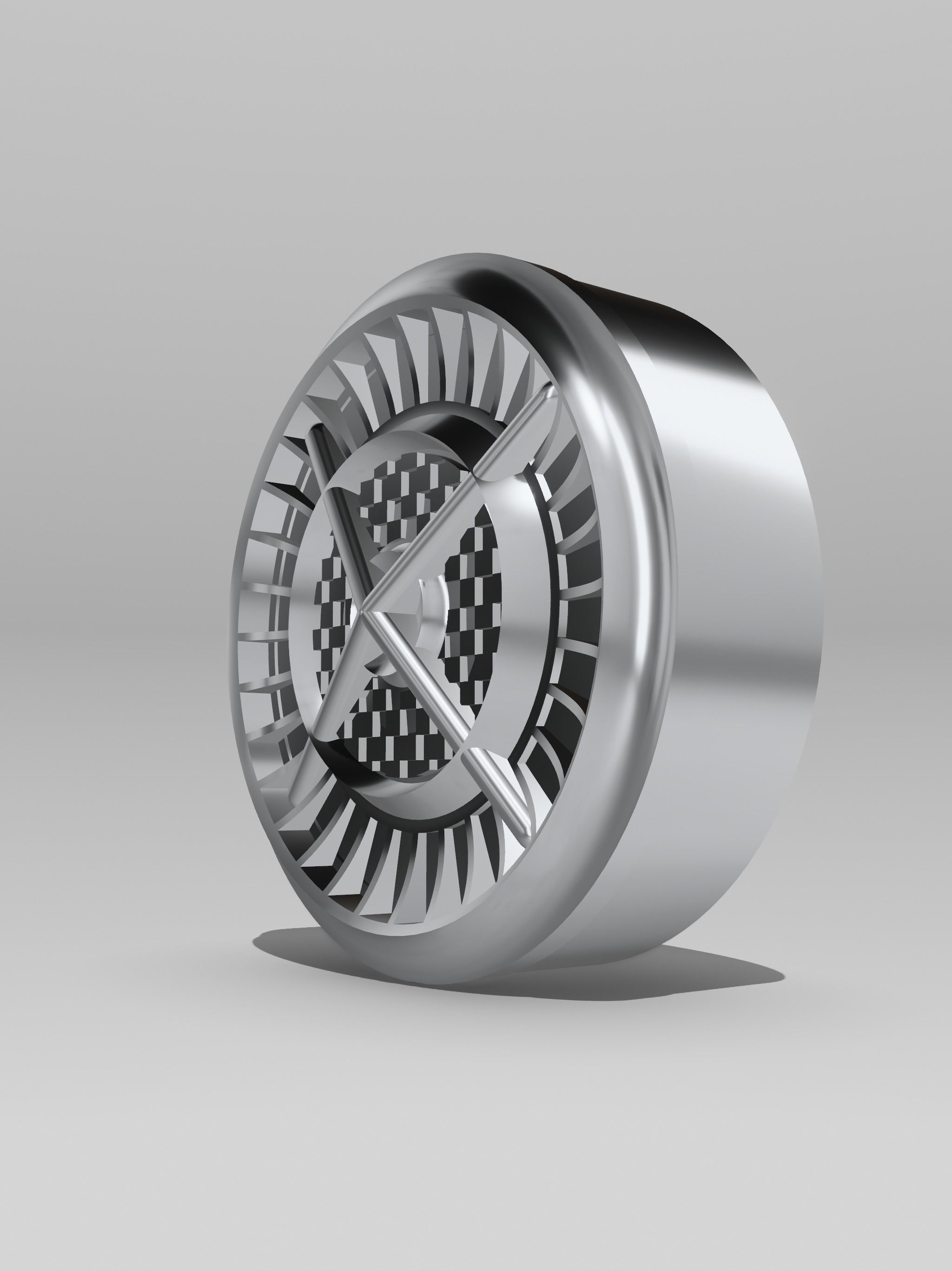 Kustom hubcap lowrider bomb bombas Style 2 3D model 3D printable | CGTrader