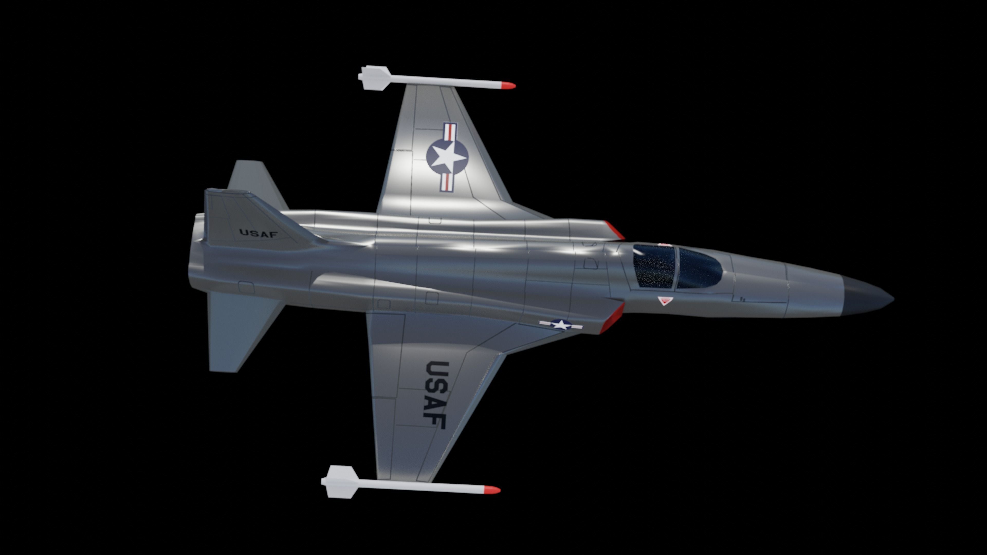 F5 in silver camoflage 3D model | CGTrader