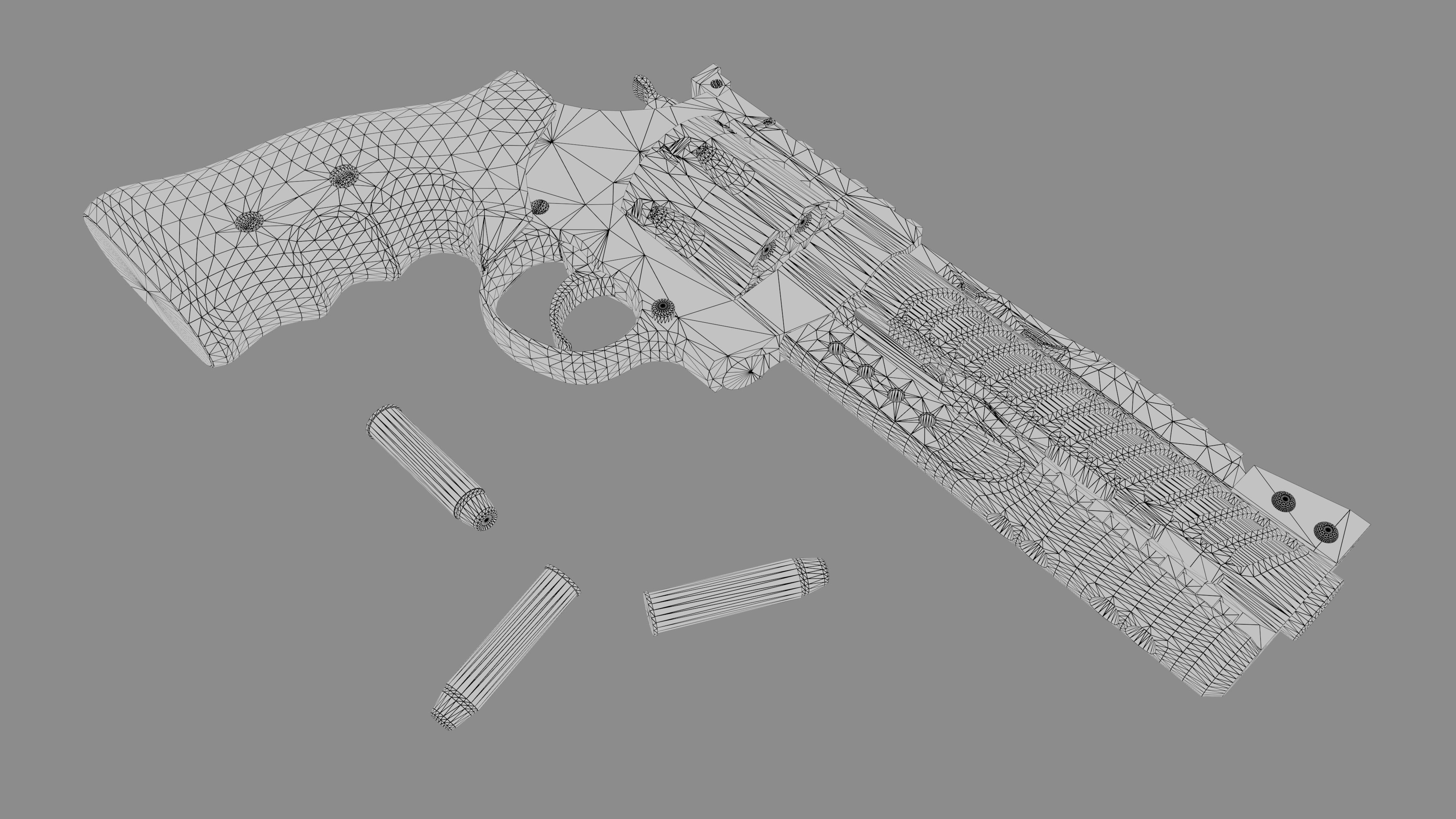 Korth NXR 44 Magnum Revolver 3D model | CGTrader