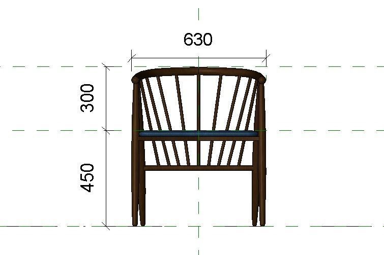 Arm chair -Revit 2018- 3D model | CGTrader