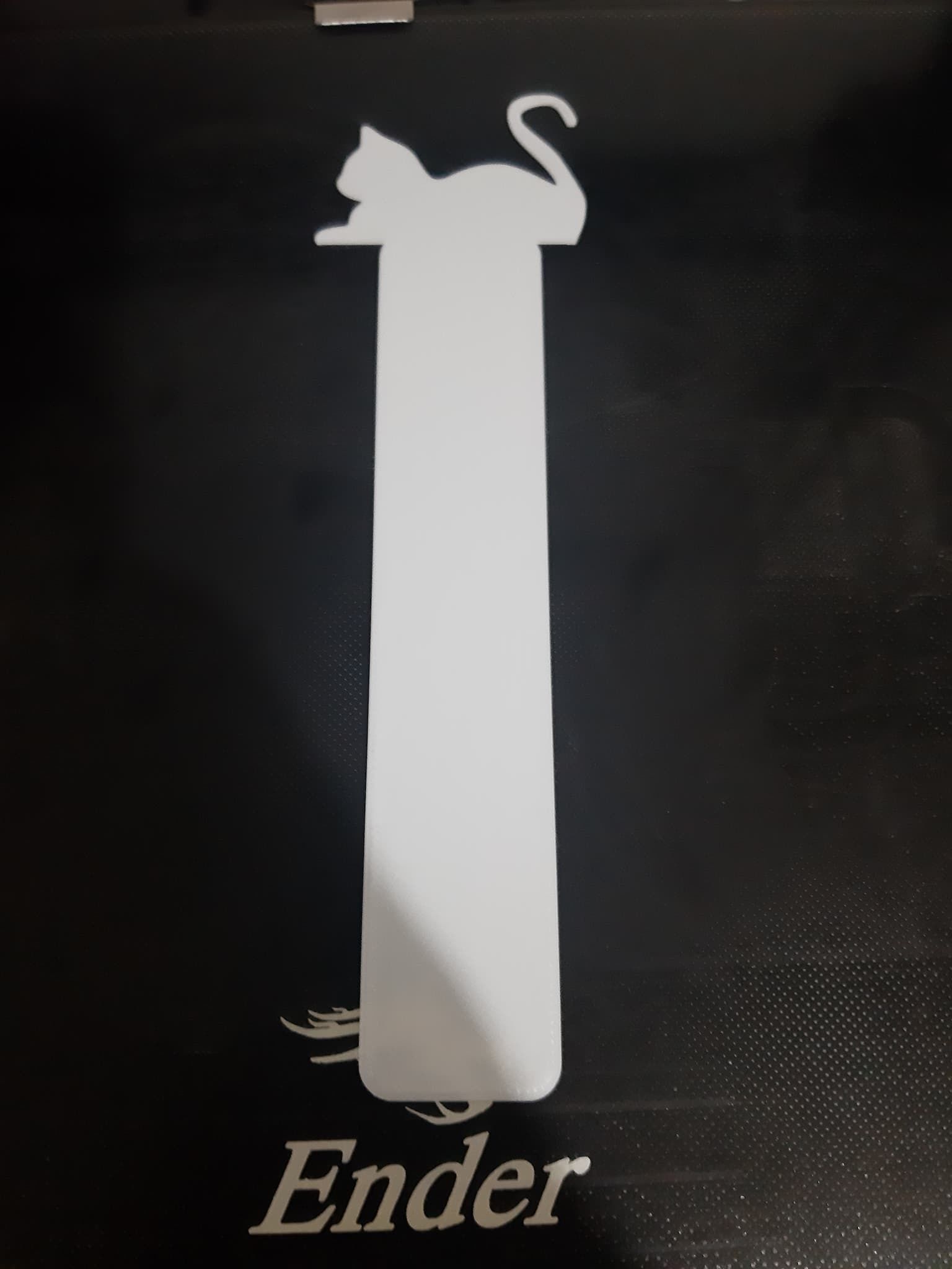 Cat Bookmark 3D model 3D printable | CGTrader