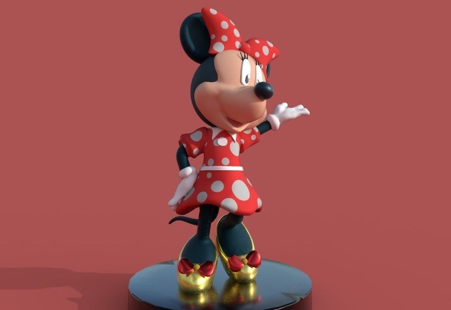 Minnie Mouse 3d print 3D model 3D printable | CGTrader