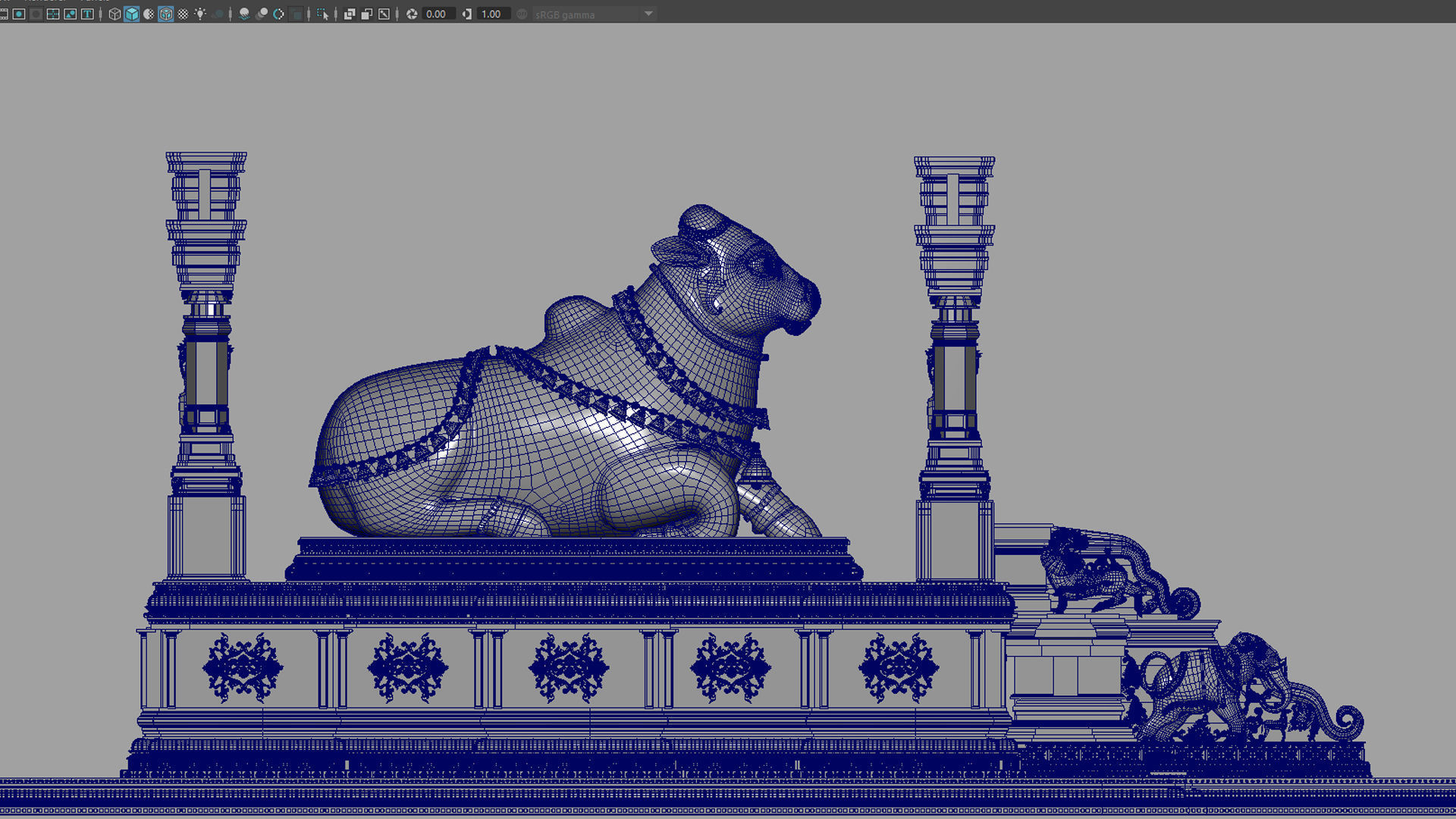 nandi statue 3D model | CGTrader