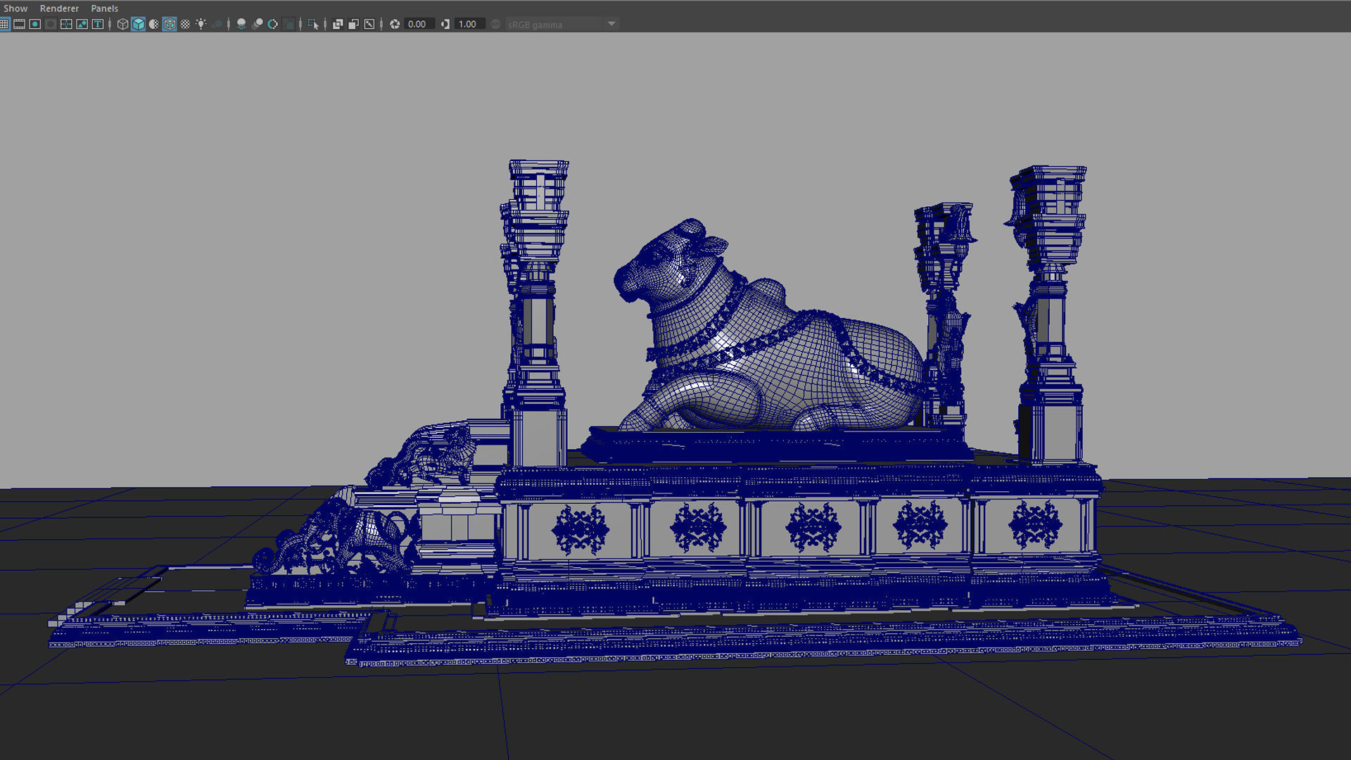 nandi statue 3D model | CGTrader