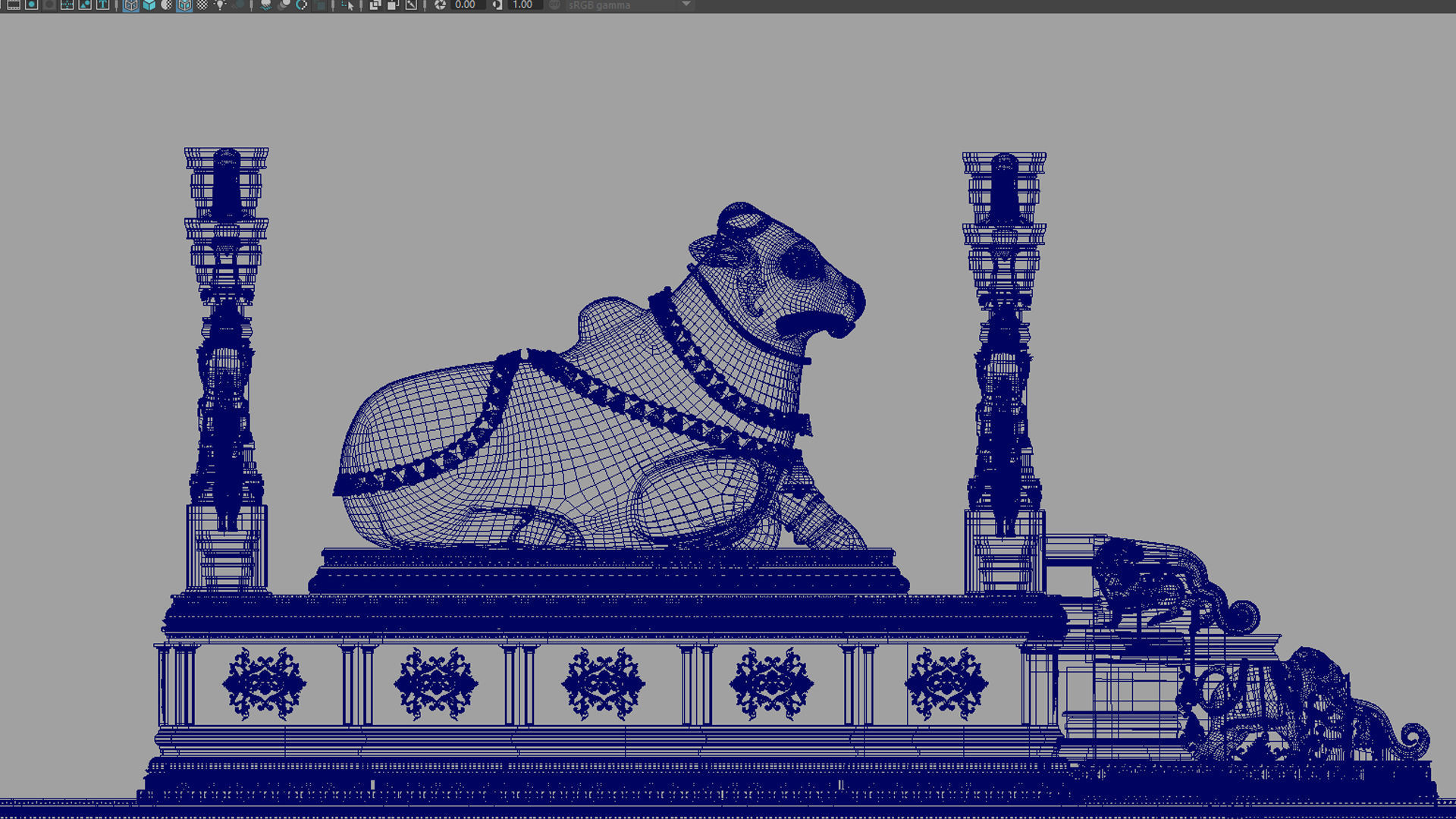 nandi statue 3D model | CGTrader