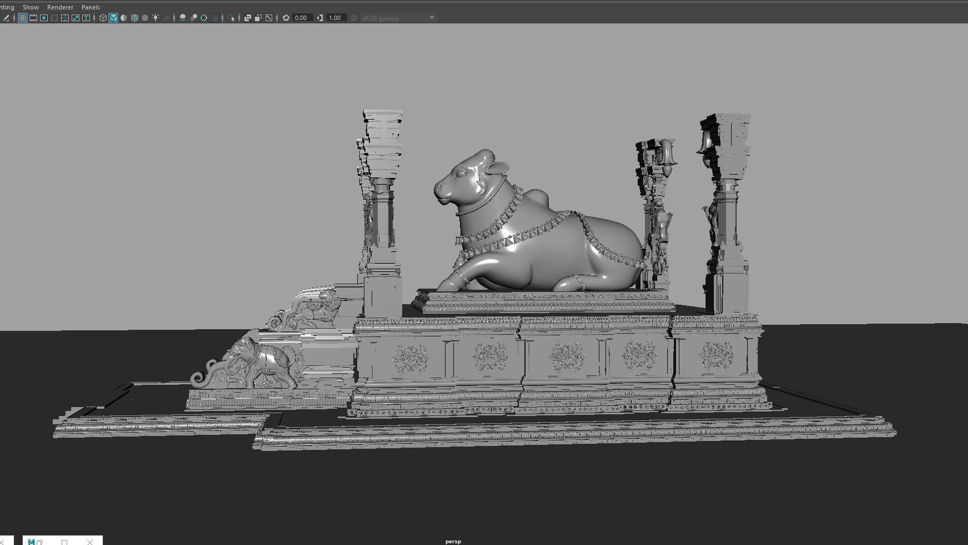 nandi statue 3D model | CGTrader