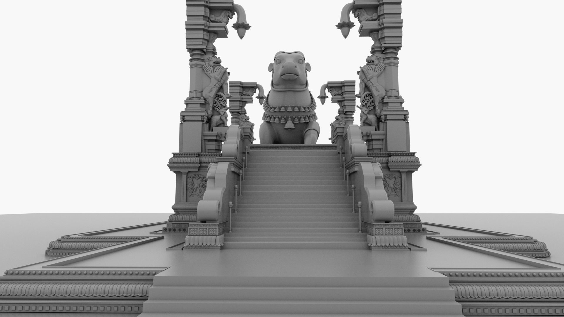 nandi statue 3D model | CGTrader