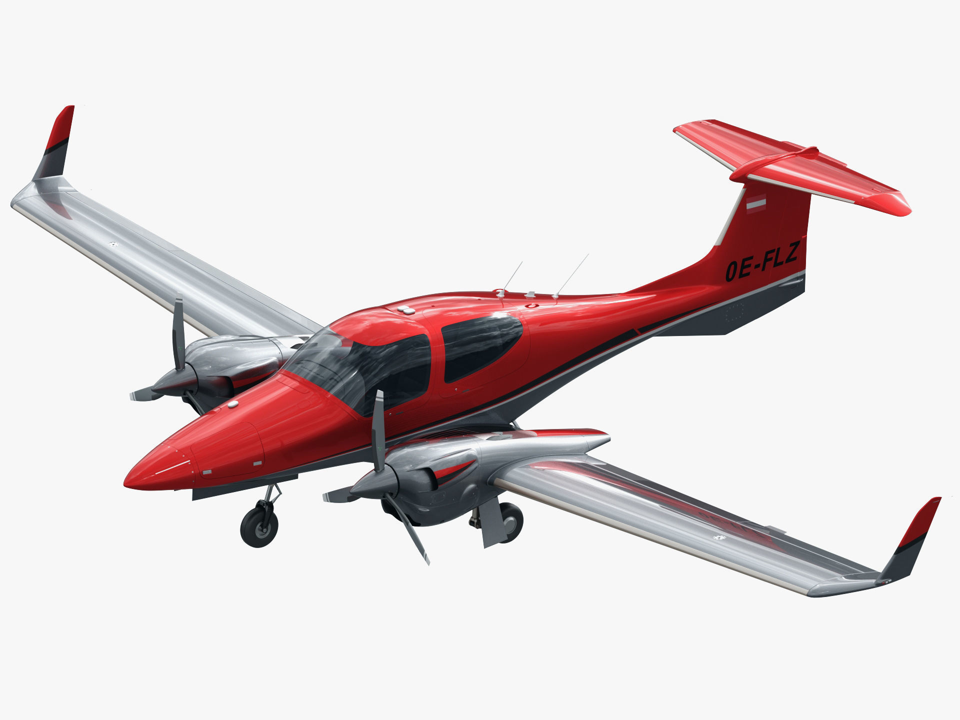 Diamond DA42 3D model | CGTrader